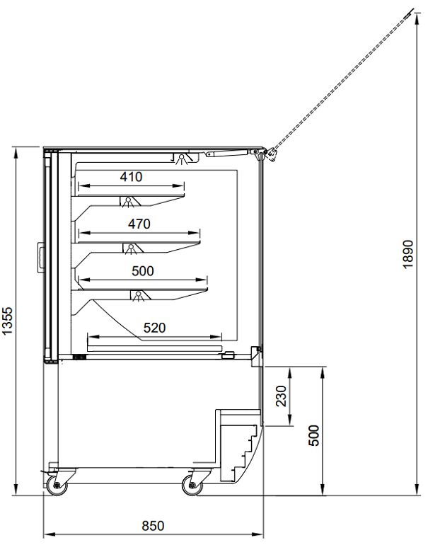 C-1 MG 90/CH MAGNUM | Confectionary cooler