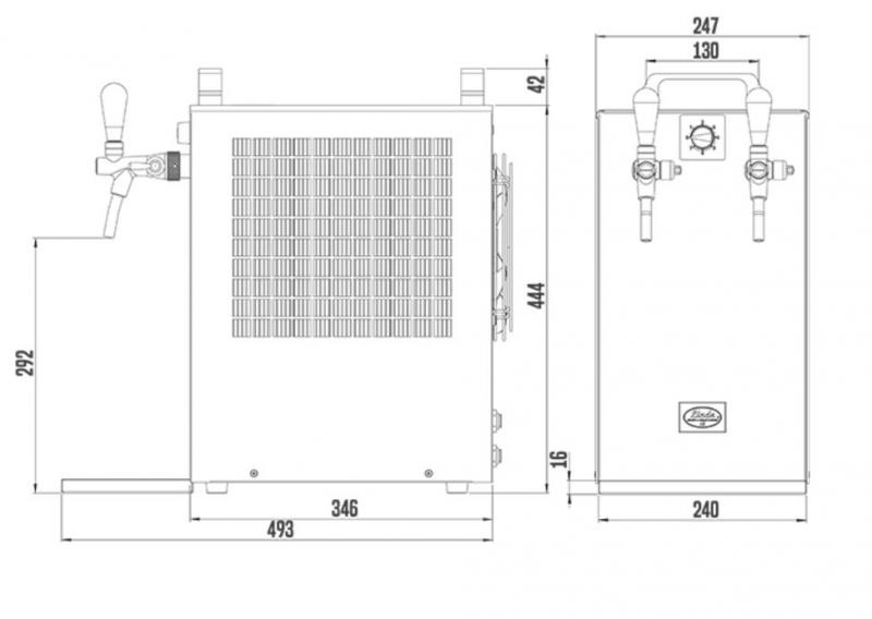 Lindr KONTAKT 70/K NEW Green Line | Dry contact double colied beer ...