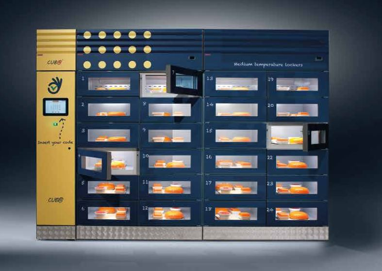 CUB@ 2 LKR TN V | Self-service locker - refrigerated module