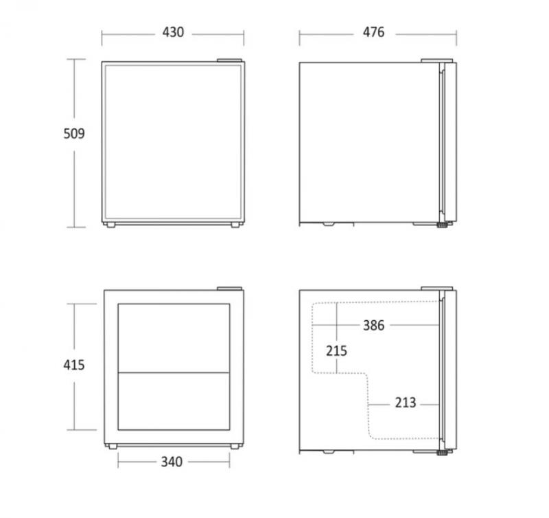 Compact Cube | Display cooler