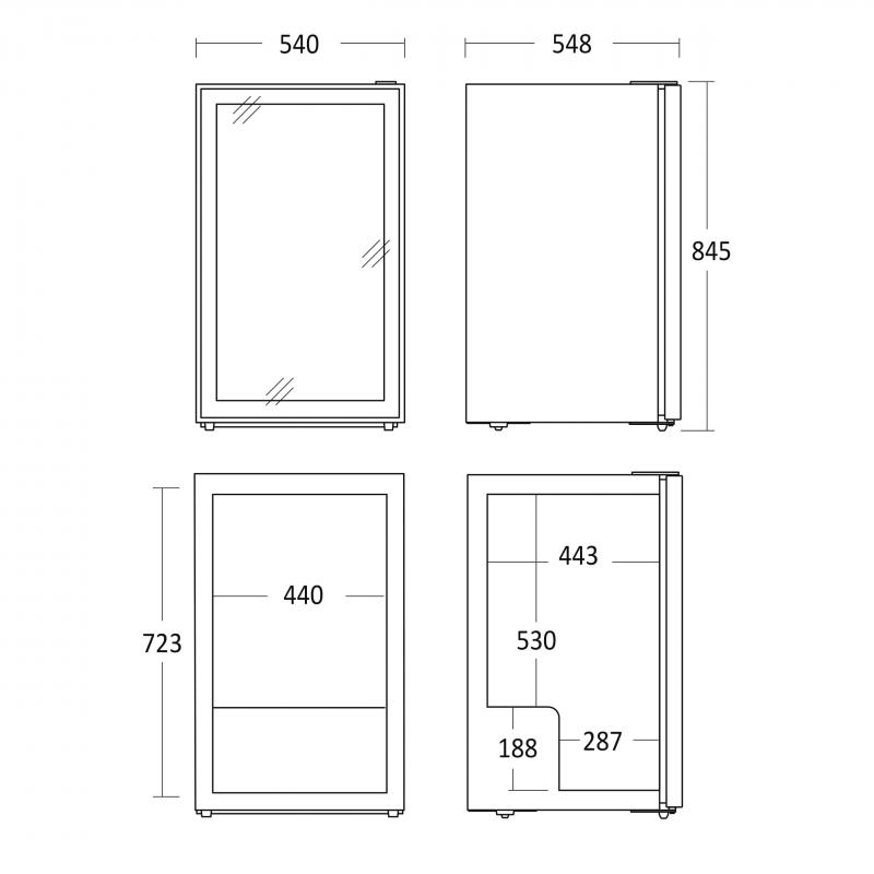 DC 126 BB | Display cooler